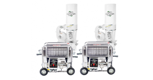 Twister Tandem T2S Trimming System with Leaf Collector Vacuums ...