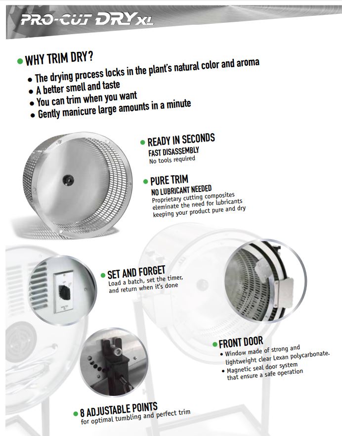 Pro Cut Dry XL Leaf Trimmer - ON SALE! - California Trim Store